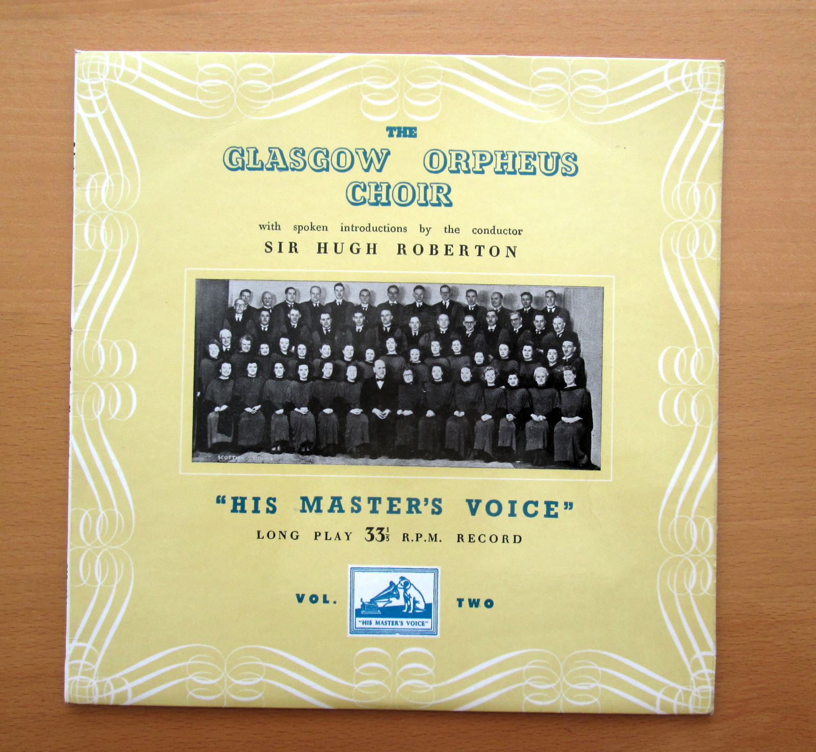 DLP 1020 The Glasgow Orpheus Choir Vol. 2 Sir Hugh Roberton HMV 10 ...
