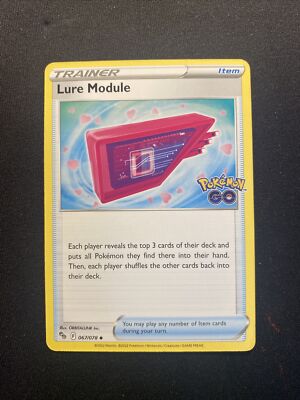 2022 Pokemon Go Set Nintendo Card Trainer Lure Module 67 /78 01 | eBay