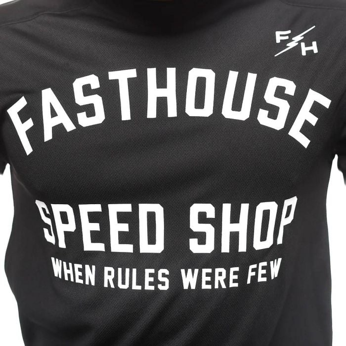 Open Box Fasthouse Adults Carbon Eternal Motorcycle Jersey Black/Black Medium | eBay