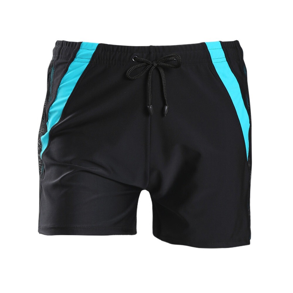 Polyester Men's Swimming Trunks High Elasticity Large Size Swim Trunks ...