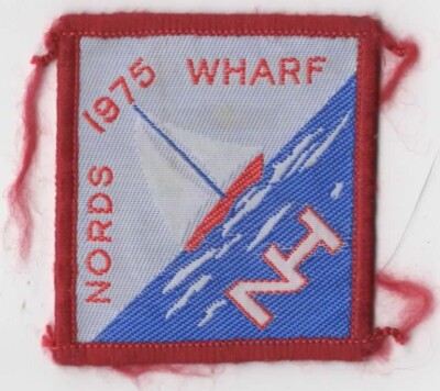 1975 Nords Wharf Patch RED Bdr. [INT694] | eBay