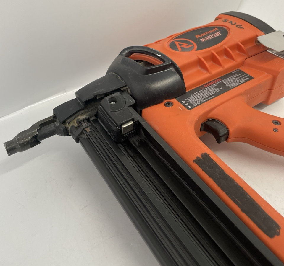 Ramset TF1200 TrakFast Fastener Tool Nailer Gun w/ Case Charger &2 ...