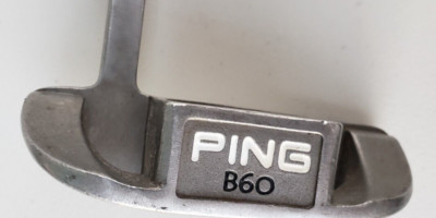 34.5 IN PING B60 BLACK DOT W INSERT PUTTER BADGE MISSING NEW GRIP p2 | eBay