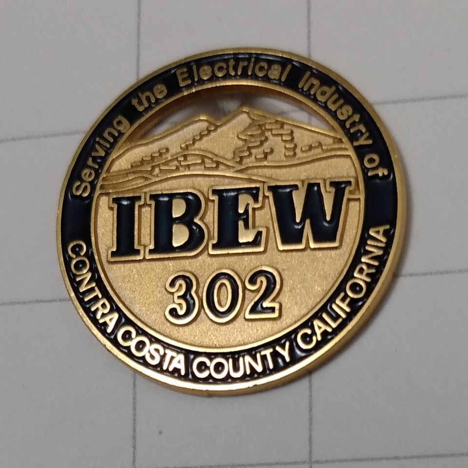 IBEW Local 302 Martinez, CA. Lapel Pin | eBay