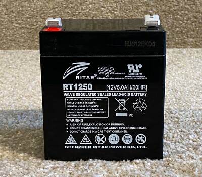 Ritar RT1250 - Brand new battery - 12V 5AH - perfect bait boat cell ...