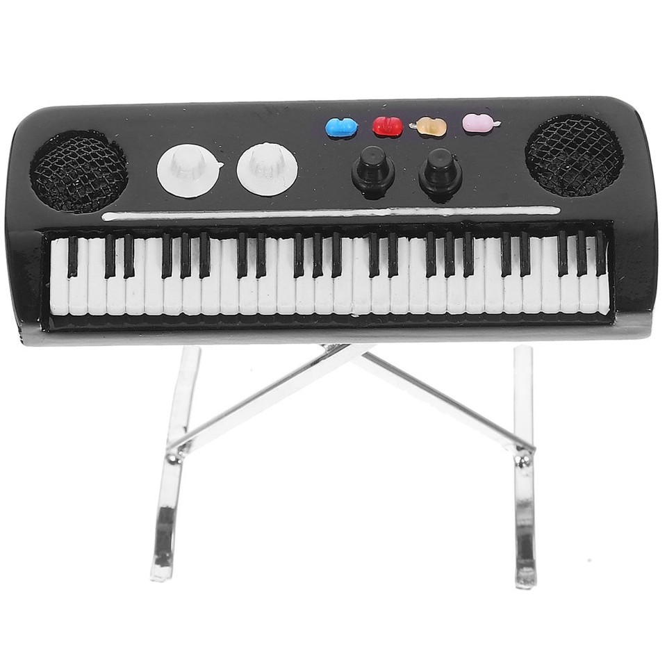 1 Set Creative Keyboard Ornament Mini Synthesizer Adornment Paper ...