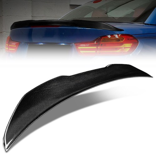 Black Carbon Fiber Rear Trunk Lid Spoiler PSM Style For 15-20 M4 F83 ...