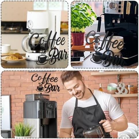 Vintage Metal Coffee Bar Sign for Wall Decor | eBay