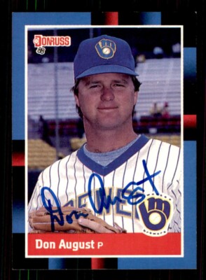 1988 Donruss Baseball #602 Don August Signed Autograph (No COA) | eBay