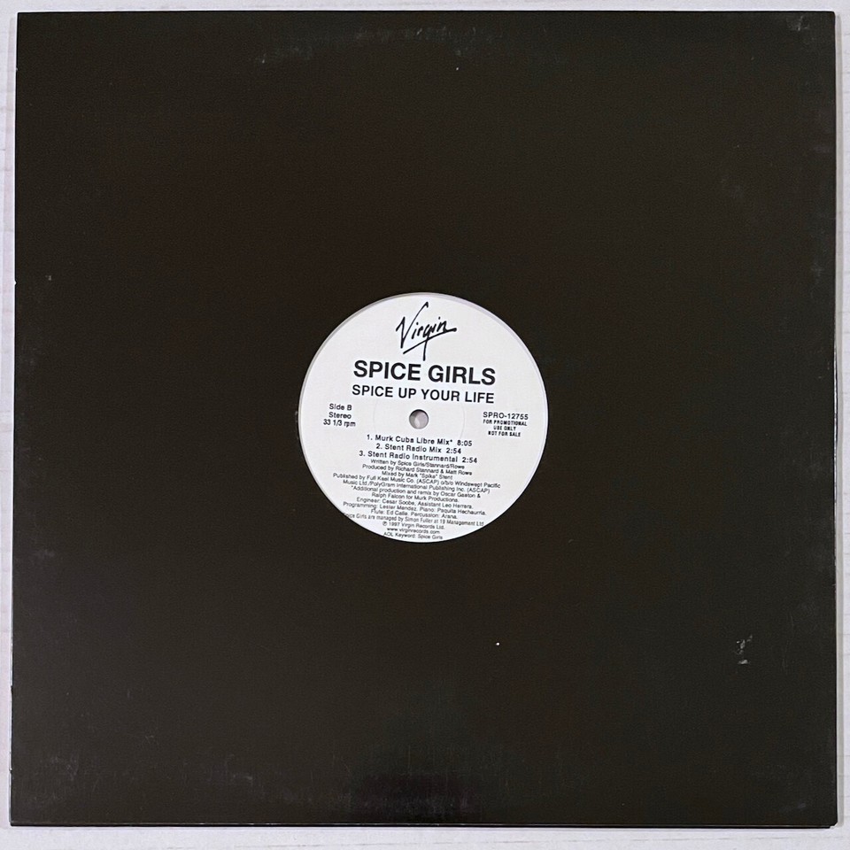 SPICE GIRLS Spice Up Your Life 1997 US PROMO Only 12" REMIXES ...