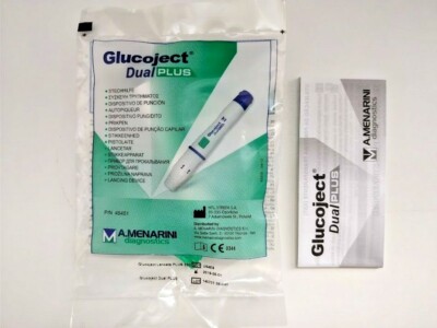 Glucoject Dual Plus Blood Glucose Lancet Lancing Device For GlucoMen ...