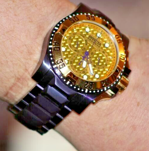 Invicta Men's Reserve Excursion Limited Ed Purple Label Swiss Quartz Steel Watch 886678521326| eBay