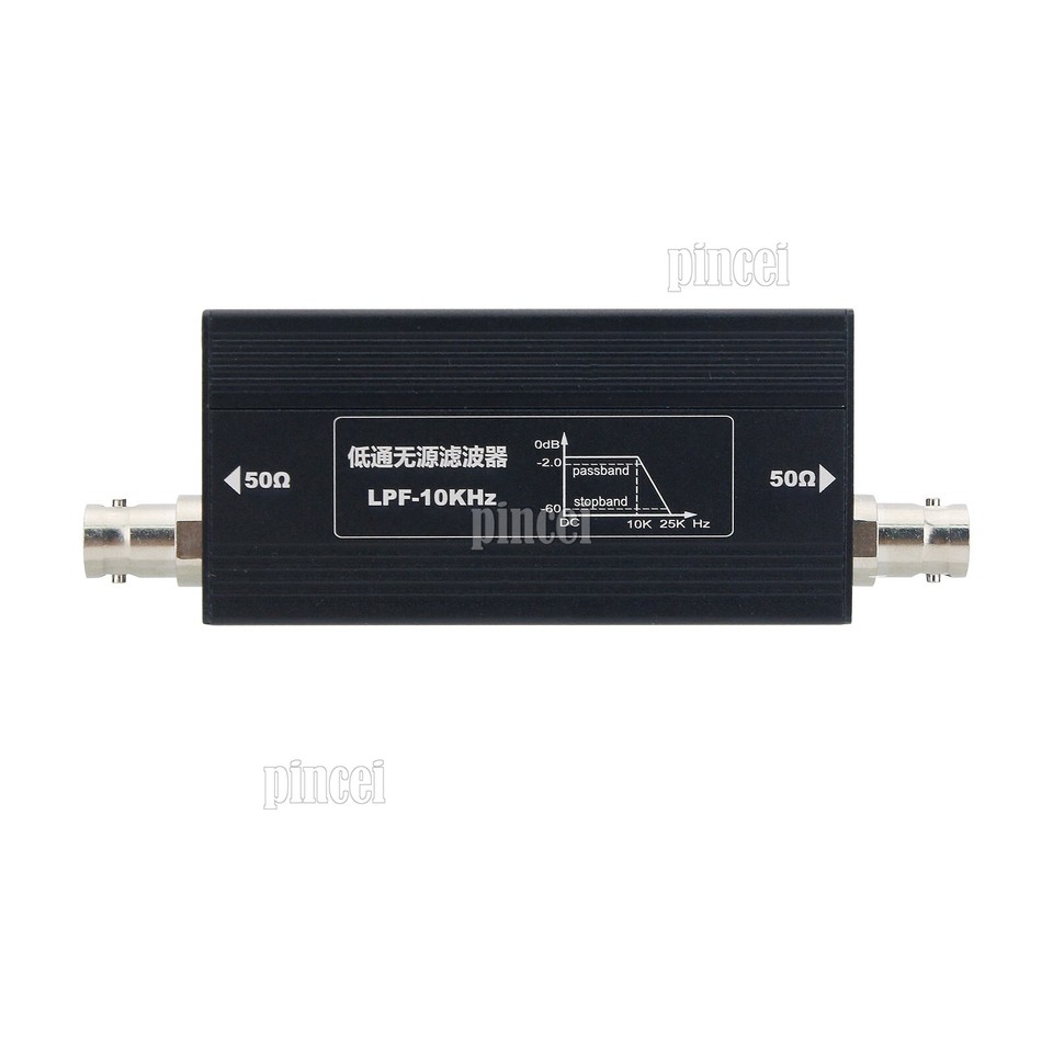 LC Passive Low Pass Filter LPF-10KHz 50ohm for RX with Dual BNC Female ...