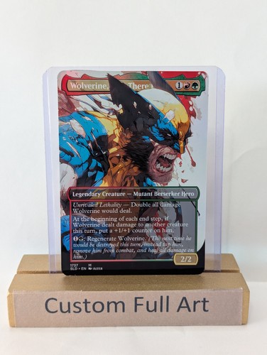 Wolverine, Best There Is Foil Custom sticker on bulk MTG Commander | eBay