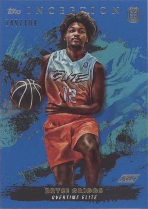 2021-22 Topps Inception OTE Overtime Elite - Bryce Griggs #59 Blue /199 ...