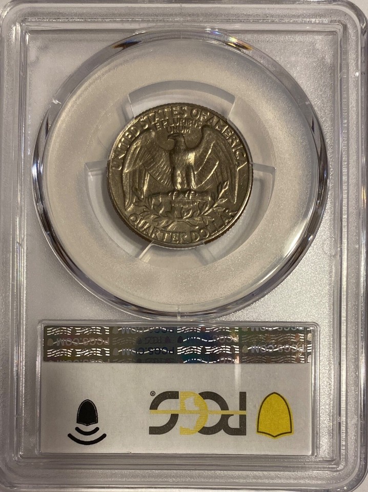 1965 Washington Quarter Gold Shield Certified PCGS Graded XF45 ...