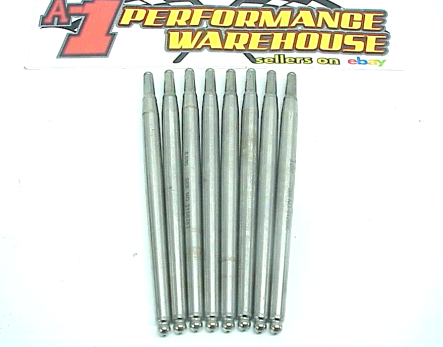 8 Smith Brothers Polished Tapered Pushrods 8.030" x 1/2" to 3/8" #4 | eBay