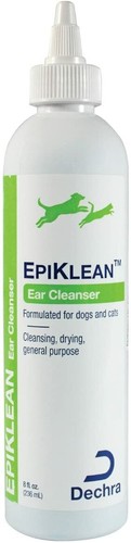 Dechra EPIKLEAN DOG & CAT Ear Cleanser 8 fl.oz / 236 ml Drying Remove ...
