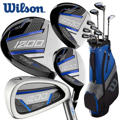 Wilson 1200 TPX Men's Full Package Set Graphite Shaft (Driver+3W+5H+6 ...
