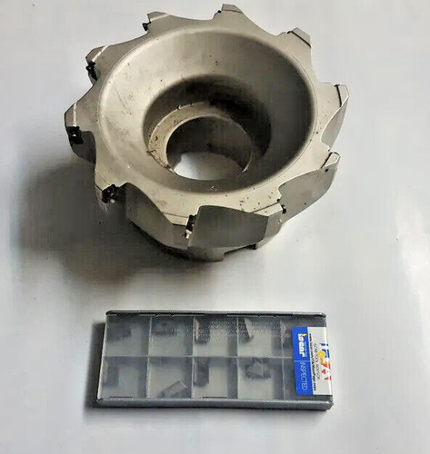 10pcs APKT 1003PDTR-RM IC950 + 1pc HM90 F90AP D125-10-40 ISCAR 90° face ...