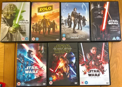 Star Wars Complete Movie DVD Collection Episode 1-9 Rogue One Solo R2 ...