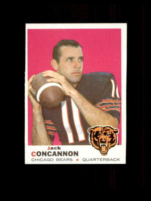 1969 Topps Football #186 Jack Concannon STARX 4.5 VG/EX+ (LS803978) | eBay