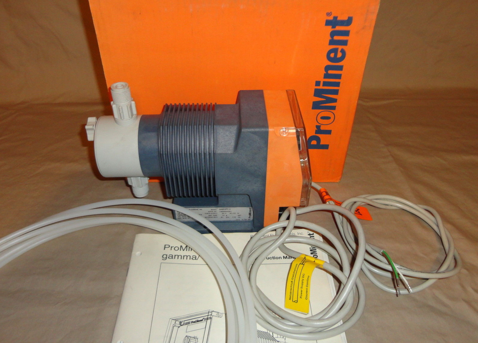 PROMINENT G0803PP/W METERING PUMP .81 GPM, 116PSI, 24V AC/DC Hz NEW | eBay