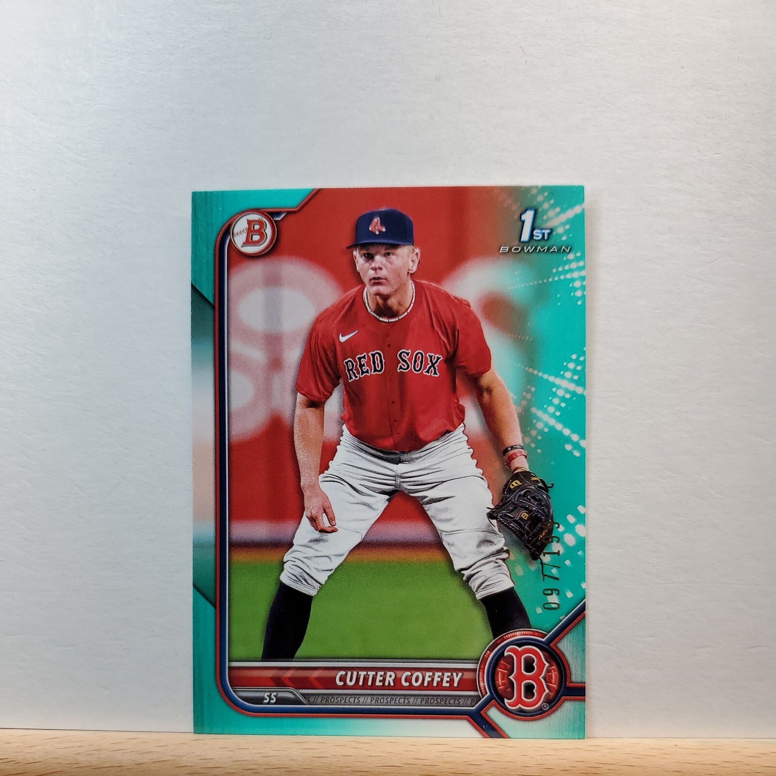 2022 Bowman Draft Baseball Cutter Coffey 1st Bowman AQUA 097/199 card ...
