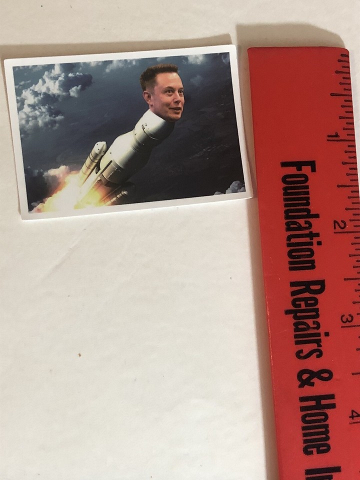 Elon Musk Sticker Decal Elon On A Space Shuttle | eBay
