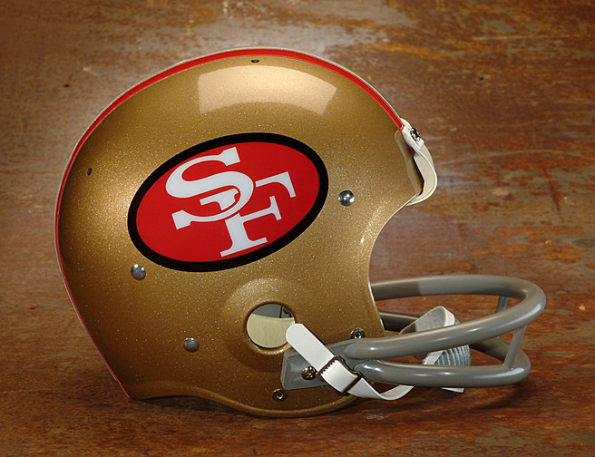 San Francisco 49ers style NFL Vintage Football Helmet - O.J. SIMPSON ...
