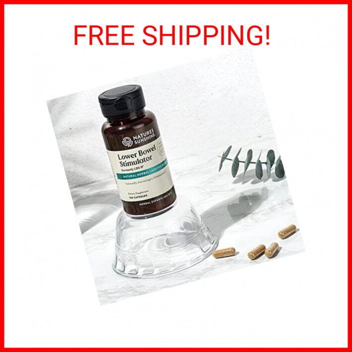Nature's Sunshine Lower Bowel Stimulator - Helps Relieve Constipation ...