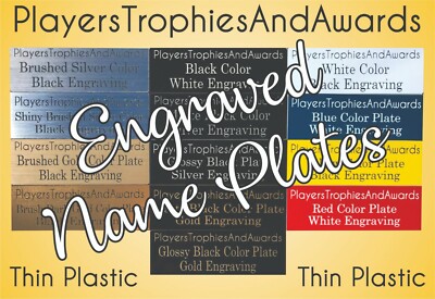Engraving - Trophy Plates