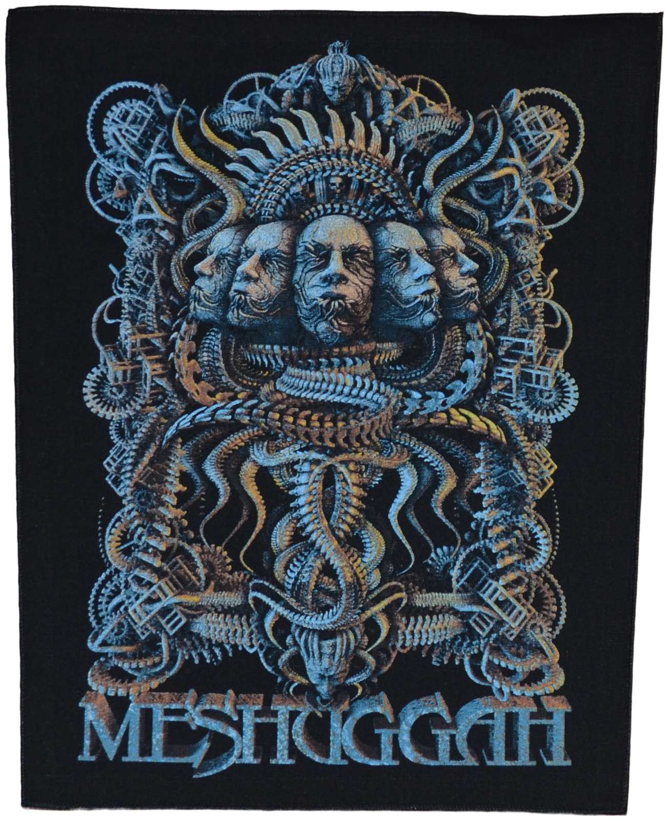 Meshuggah - 5 Visages Back-Patch-Keine Instruction #131146 | eBay