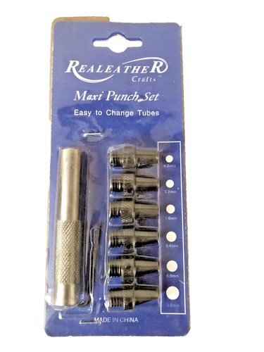 RealeatheR Maxi Punch Set - 6 Easy to Change Tubes - NEW Unopened ...