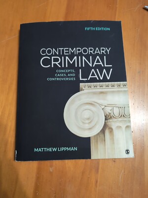 Contemporary Criminal Law: Concepts, Cases, and Controversies by ...