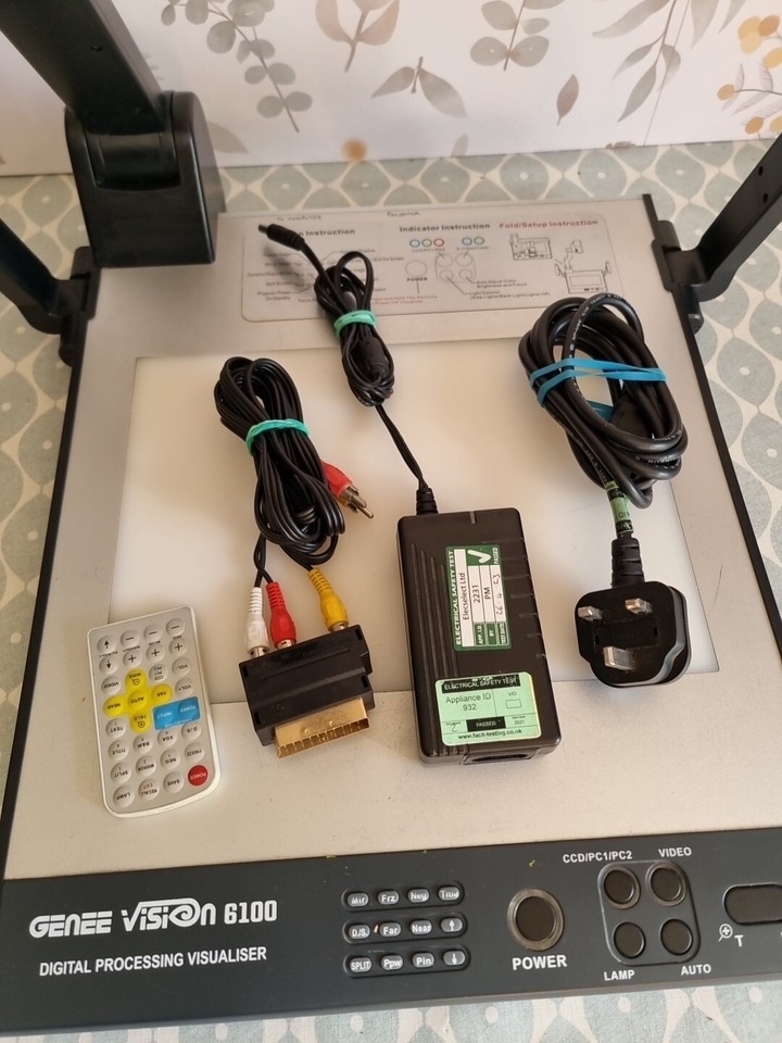 Genee Vision 6100 Digital Visualiser Projector Powers On Untested | eBay