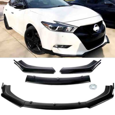For Nissan Maxima Front Bumper Lip Spoiler Splitter Chin Body Kit ...