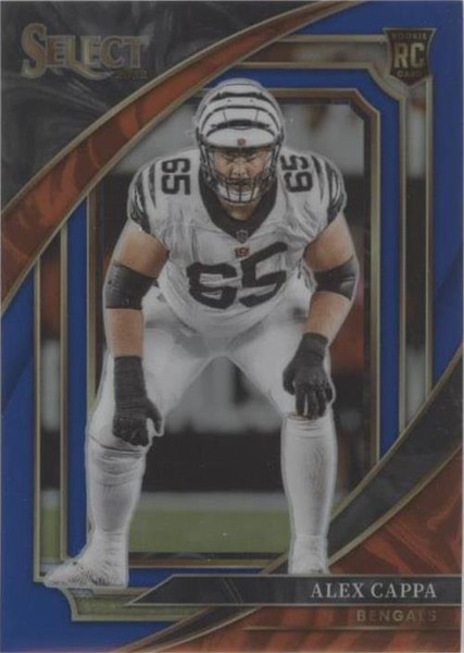 2022 Panini Select - Suite Level Blue Prizm #396 Alex Cappa /99 (RC ...