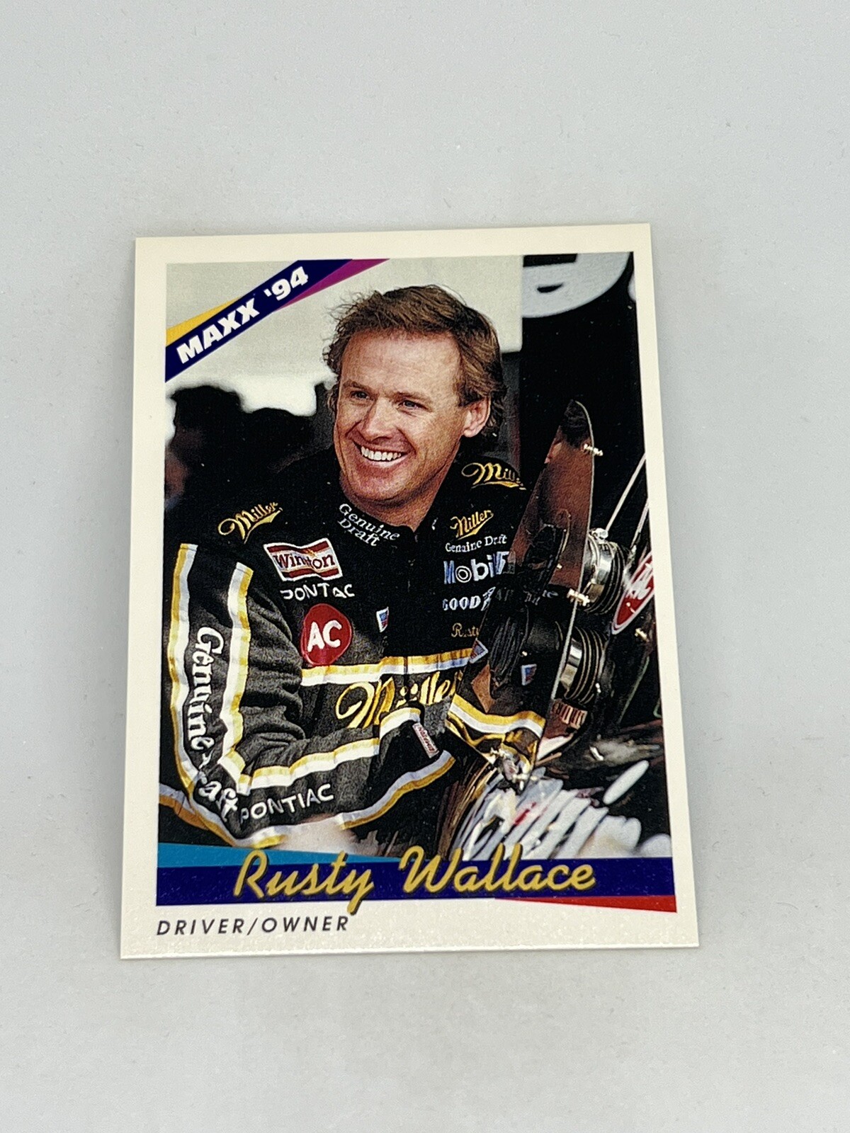 @1994 Maxx RUSTY WALLACE #2 NASCAR card HOF TOUGH 2 Sku 1742 | eBay