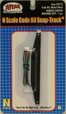 NEW N Atlas #2715 Code 80 LH Remote Switch Machine | eBay