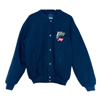 Witches of Eastwick Fleech Navy Blue Promotional Varsity Jacket XL | eBay