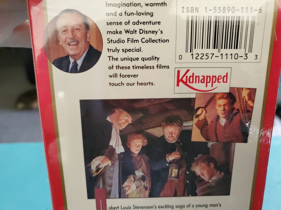 NEW: Kidnapped SEALED VHS, 1992: Walt Disney’s Studio Film Collection ...