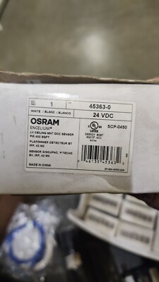 OSRAM ENCELIUM SCP-0450 CEILING MOUNT PIR OCCUPANCY SENSOR, 24V, WHITE ...