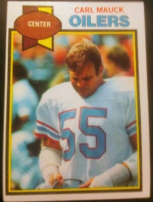 1979 Topps Football Card #224 Carl Mauck Center Houston Oilers 🏈FREE ...