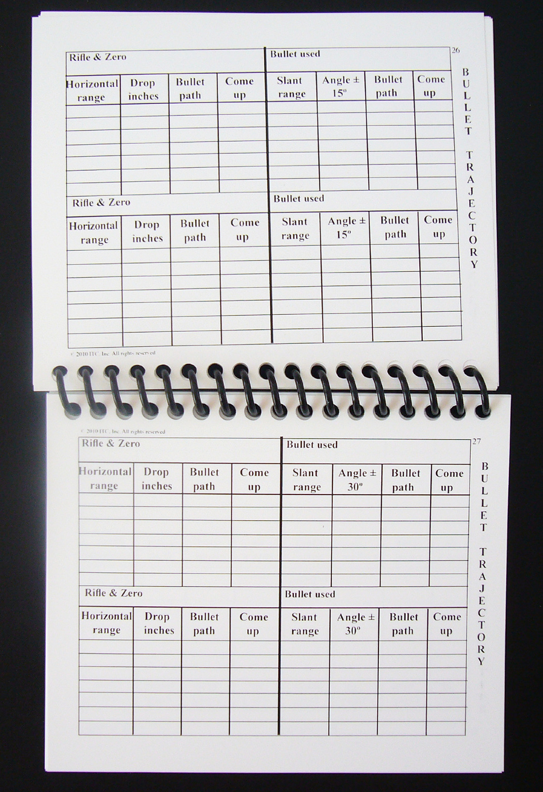 ITC Data Book 5, Rifle Data Book for the Sportsman by ITC Marksmanship ...