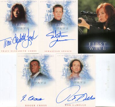 First Wave Autograph Card Set 4 Autograph Cards and 1 Promo Card | eBay