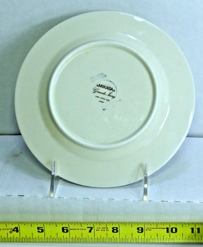 Mikasa Grand Ivory L2853 Gothic Rose 7 1/2" Salad Plate | eBay