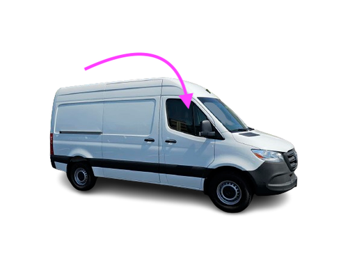 Fit: 19-23 Mercedes Benz Sprinter 144",170" WB Van Front Right Door ...