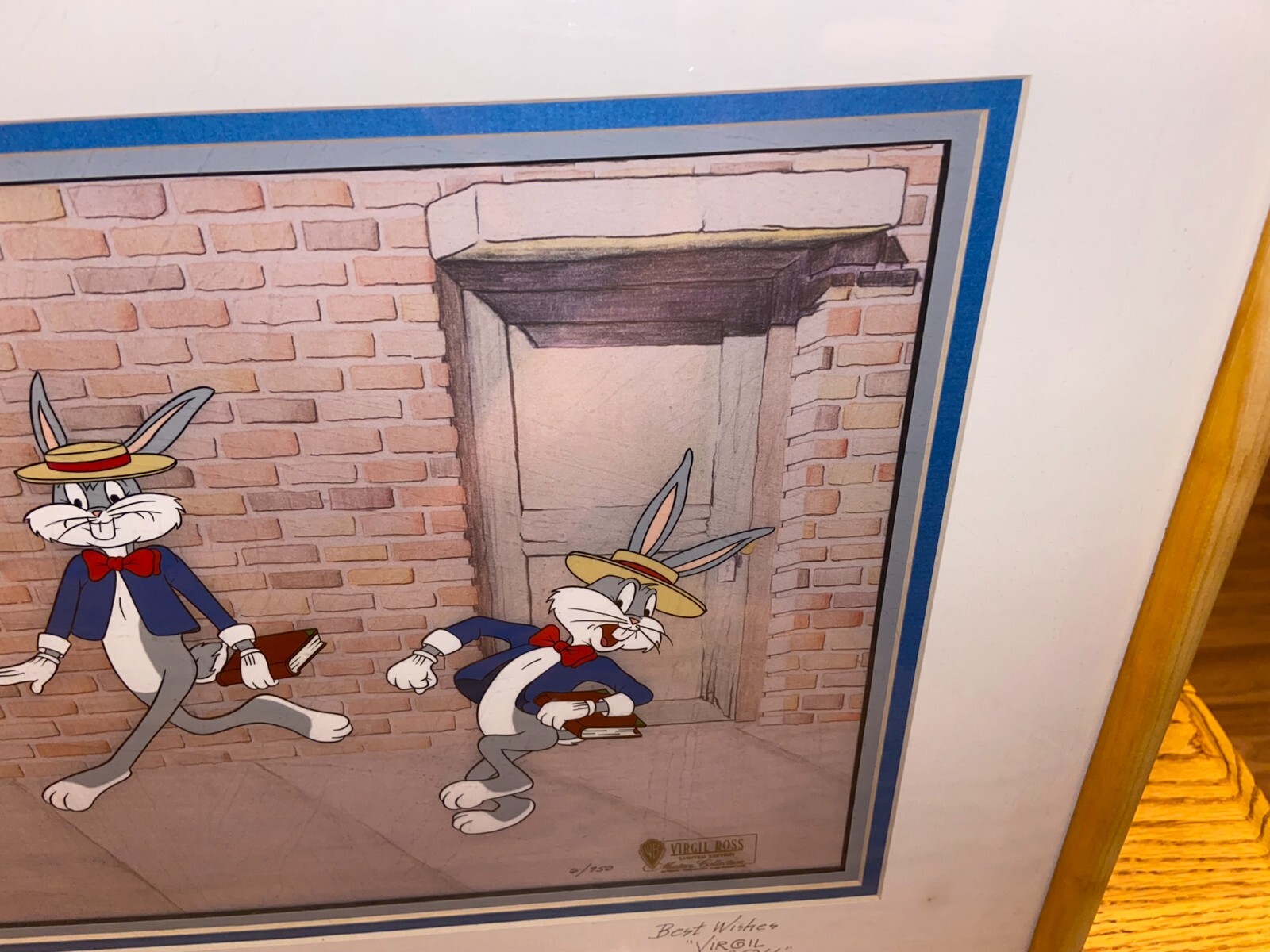 Signed Virgil Ross Limited Edition Bugs Bunny A Hare Grows In Manhattan ...