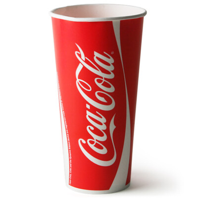 Coca Cola Paper Cups 22oz / 630ml x 50 | Coke Cinema Cups | eBay